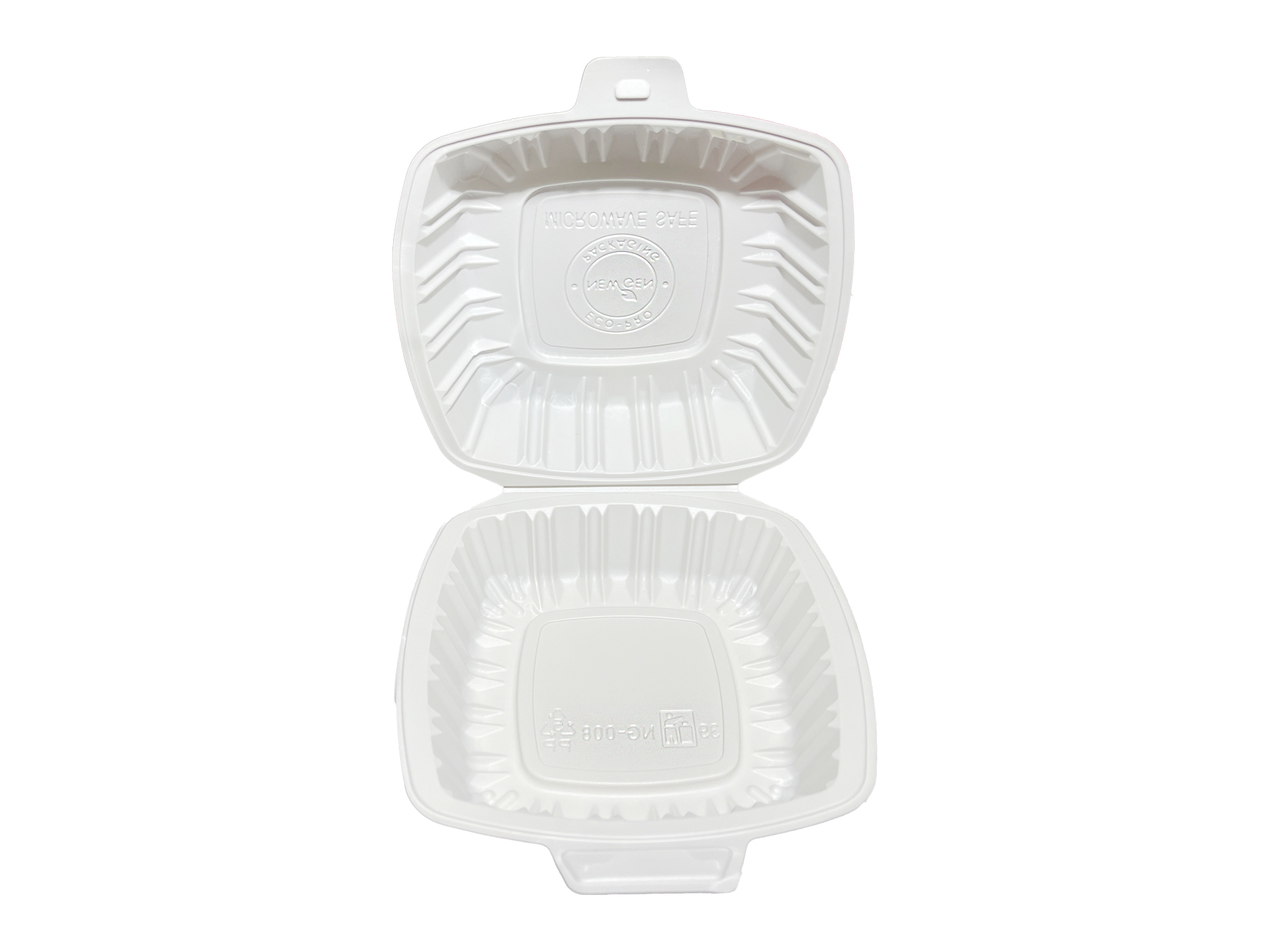 NG083 NG-083 New Gen Hinged container 3 compartment,150 counts - Papier ...